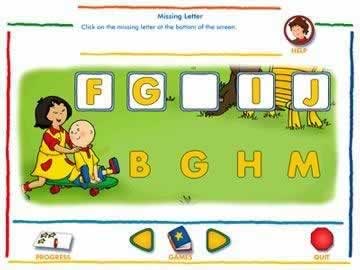 Caillou Kindergarten: Counting and Thinking Skills Combined Game Review ...