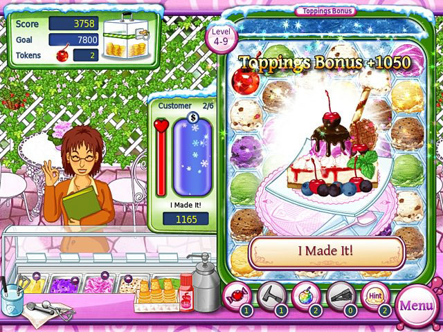 Cindy's Sundaes - Free PC Games at Download-Free-Games.com