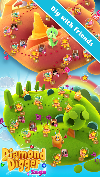 Diamond Digger Saga Game Review - Download and Play Free On iOS and Android