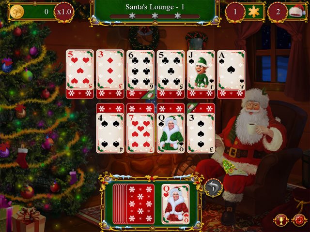 Santa's Christmas Solitaire Game - Download and Play Free Version!