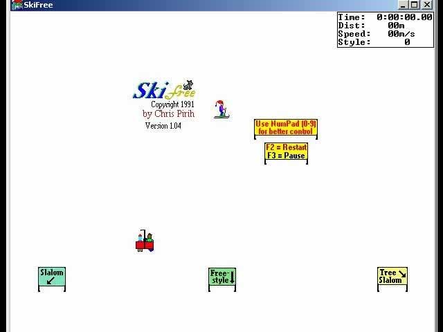 SkiFree Game - Download and Play Free Version!