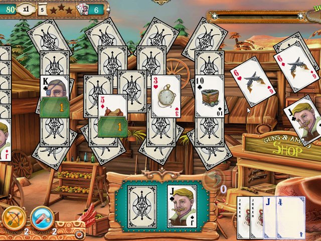 Solitaire Chronicles - Wild Guns Game - Download and Play Free Version!