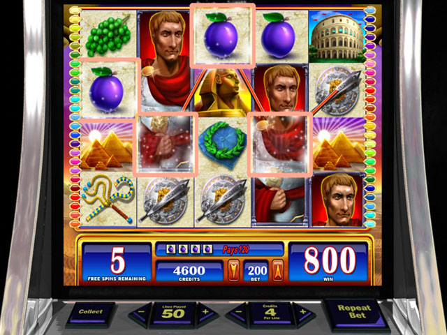 WMS Slots: Rome & Egypt - Free PC Games at Download-Free-Games.com