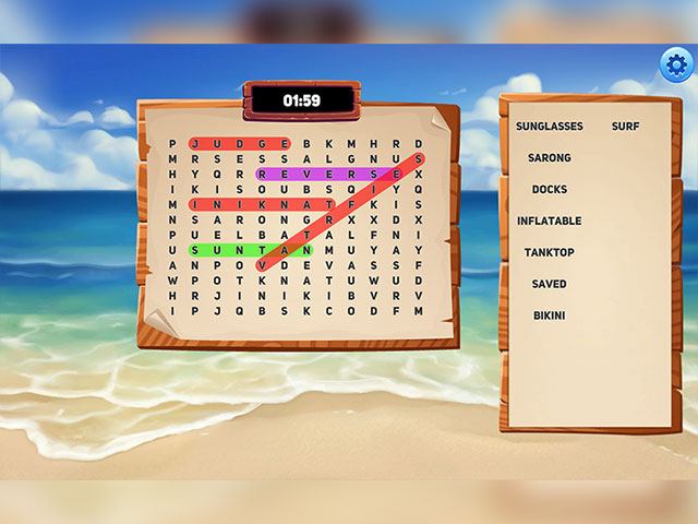 Word Search Vacation Game - Download and Play Free Version!